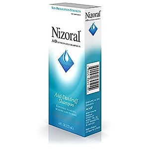 Nizoral A-D Anti-Dandruff Shampoo with Ketoconazole 1%, Dry Itchy Scalp Shampoo for Dandruff Control & Relief, 4 fl. oz