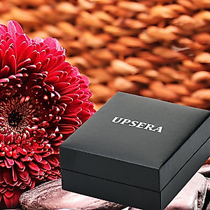 UPSERA Clip On Earrings - Round Non-Pierced Earrings Pave Crystals - Silver Color