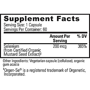 Global Healing Center Oxy-Powder & Selenium Kit-Natural, Oxygen Based Colon Cleanser of Intestinal Tract & Vegan Antioxidant Supplement for Thyroid Support & Normal Immune System Health- 60 Capsules