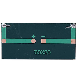 Solar Panels Battery Charger - 50MA 5V Mini Solar Panel Battery Charger Polycrystalline Silicon Outdoor Charging Power Supply