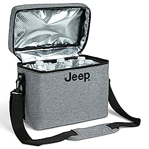 Jeep Wrangler Cooler Bag and Frame by Delta Children (Works with Jeep Wrangler Stroller Wagon #60001) - Holds 16 Cans or 15 Pounds, Grey