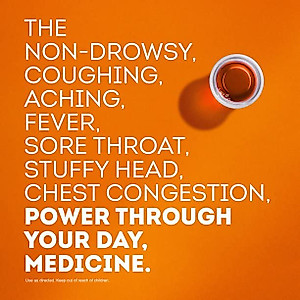 Vicks DayQuil Severe Cold & Flu Relief Liquid 8 oz (Pack of 2)