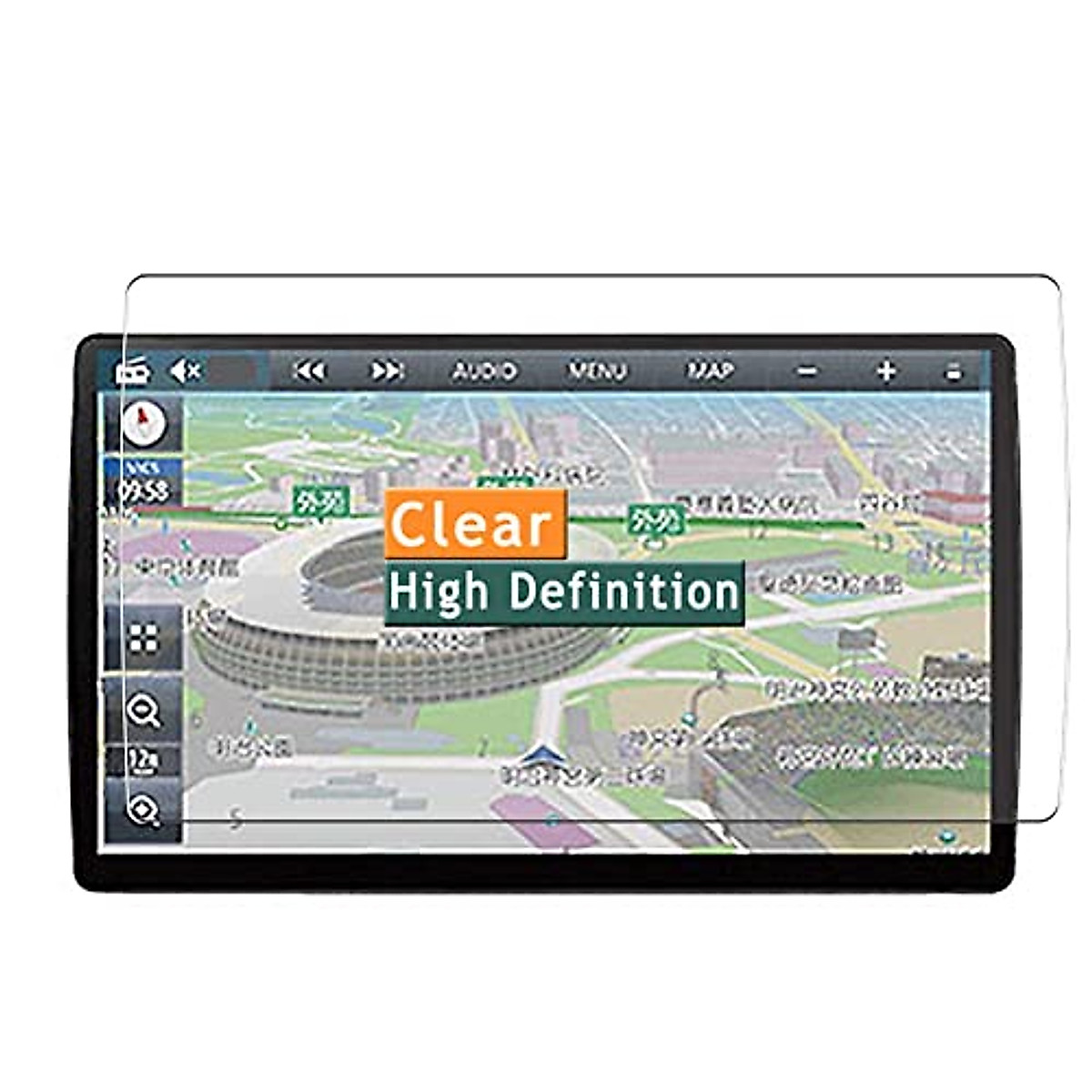 Vaxson 3-Pack Screen Protector, compatible with Panasonic Strada F1X PREMIUM10 CN-F1X10BGD 10" TPU Film Protectors Sticker [ Not Tempered Glass ]