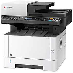 Kyocera ECOSYS M2540dw All-in-One Monochrome Laser Printer (Print/Copy/Scan/Fax), 42 ppm, Up to Fine 1200dpi, Gigabit Ethernet, USB, Wireless & Wi-Fi Direct, Mobile Print, 5 Line LCD w/Hard Key Panel