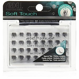 Ardell Soft Touch Trio Individuals Knotted, Medium Black