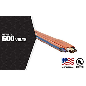 Woods 63948426 100' 10-3 NMW/G Wire, Orange, 100 Ft