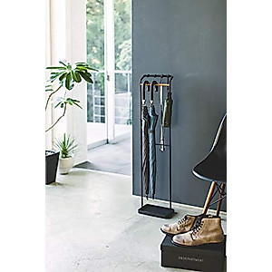 YAMAZAKI home Tower Hanging Umbrella Stand Black