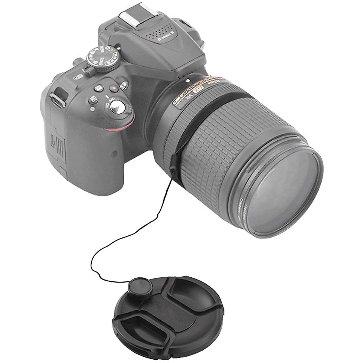 HUIPUXIANG 77mm Lens Cap Cover - Compatible with Canon EF 70-200mm f/2.8L IS III USM, RF 70-200mm F2.8L IS USM [2 Pack]