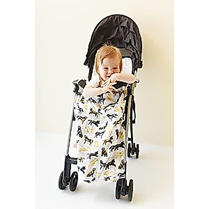 Mud Pie Labrador Retriever Print Muslin Baby Swaddle Blanket, 1 Piece