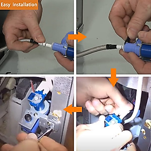 MJX41178908 Refrigerator Water Inlet Valve by Beaquicy Replacement for L-G Ken-more Refrigerator - Replaces 1398828 AP4451762 PS3536019 EAP3536019 79578739802