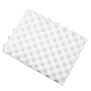 JCBIZ 2pcs Fondant Shaping Sponge Pad Gum Paste Modeling Foam Tray Sponge Mat Decorating Tools by EORTA for Kitchen Baking Sugarcraft DIY, White