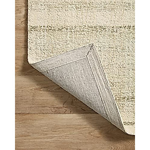 Loloi Chris Loves Julia Chris Collection CHR-02 Natural/Sage 5'-0" x 7'-6", .50" Pile Height, Area Rug