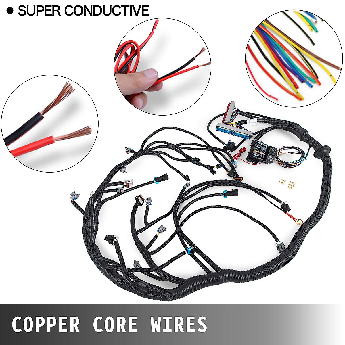 Mophorn 99-03 Standalone Wiring Harness with T56 Transmission for 1999-2003 DBC LS1 Vortec 4.8 5.3 6.0 4L60E