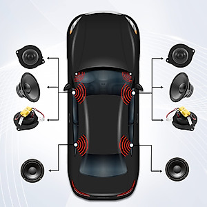 Sunluway JL- (1 Pair) Super Tweeters for 2018-2025 Jeep Wrangler JL & Gladiator JT