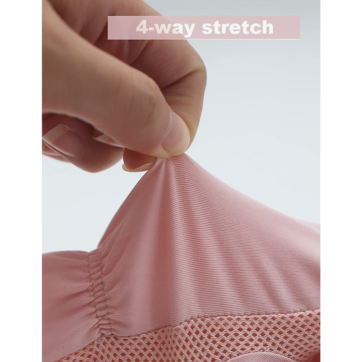 CAMSTIC Women's UPF 50+ Summer Breathable UV Protection Touch Screen Driving Gloves, Black