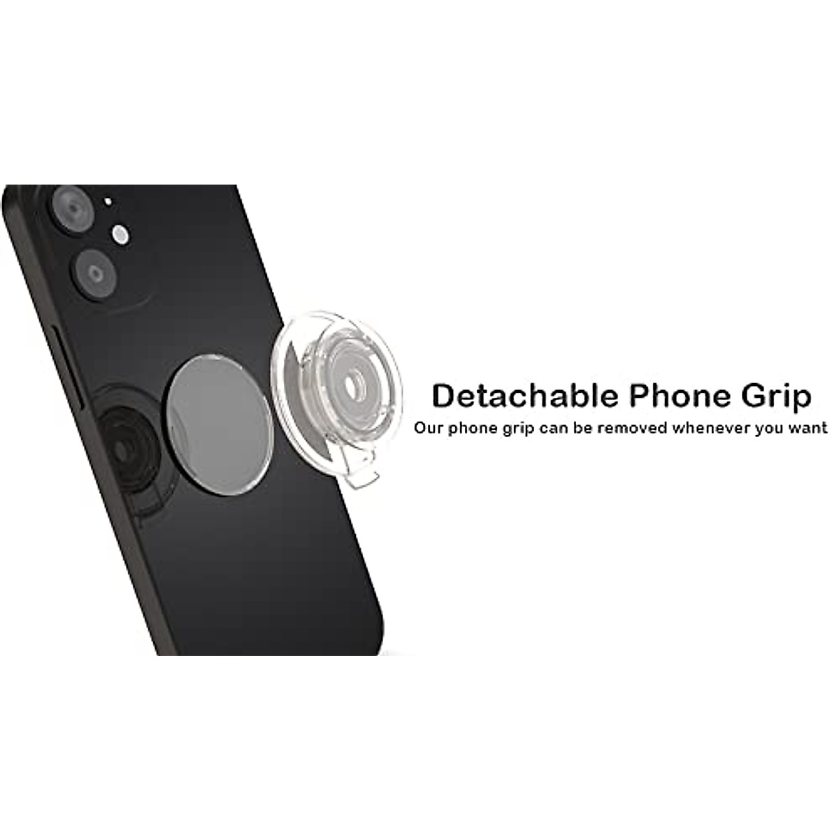 COMMONKUNST Tropical Rare Leaf Plant Multi Functional Collapsible Expandable Mobile Phone Grip & Kicktand (Albo Monstera)