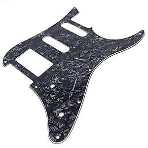 Guitar Pickguard For YAMAHA Pacifica EG 112 PAC112V, 4Ply Black Pearloid