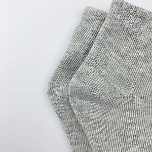 WAFUNNE Baby Socks for Toddler Boys Girls Cotton Crew 3-5T 12 Pairs Gray G0L