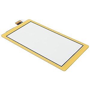 Oreilet Game Console Screen, Durability Excellent Process Glass Screen for Electronic Games for Game(Yellow)