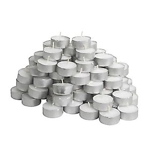 IKEA 100 Tealight Candles Unscented Home Holiday Party Decor GLIMMA