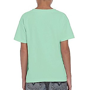 Gildan Youth 53 Oz T-Shirt - Mint Green - M - (Style # G500B - Original Label)