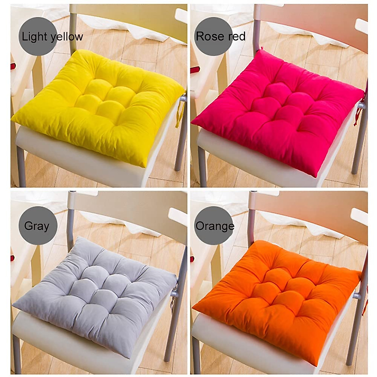 AOKID Seat Cushion for Office Chair Non-Slip Desk Chair Cushion Soft Breathable Chair Cushions for Home, Office, Car Navy Blue