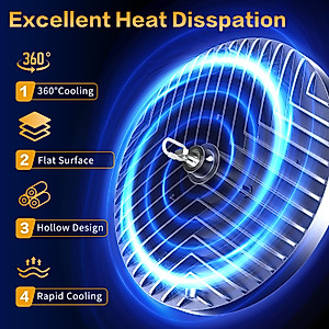 AKOFUN LED High Bay Light 150W 21,000lm 5000K Daylight UFO LED High Bay Shop Light with Hook 4' Cable, IP65 Waterproof Commercial Bay Lighting Fixture for Warehouse Workshop Barn Factory - 4 Pack