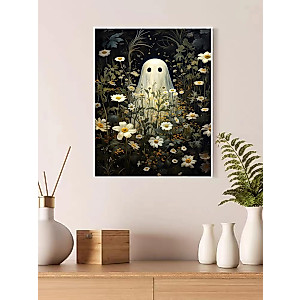 YPF Halloween Diamond Painting Kits for Adults Diamond Art Kits for Beginner DIY 5D Full Drill Crystal Arts and Crafts Gem Art Painting with Diamonds Dots Home Wall Decor 12x16inch