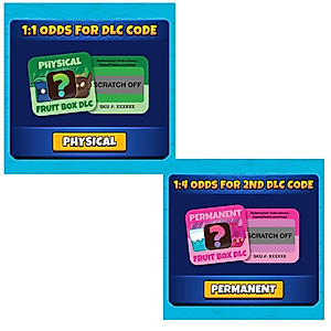 Sunday Sunshine BLOX Fruits - 2-Pack Mystery Fruit Collectible Plush (4" Tall, Series 1) Each Includes DLC