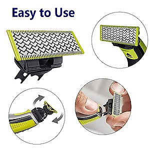 Replacement Heads Blades Compatible with One Blade Shavers, 2 Pieces