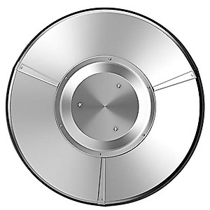 Rangland Heat Reflector Shield for Outdoor Propane Patio Heaters, Weatherproof Aluminum Top Dome-cap (All hardware included - Universal replacement fit)