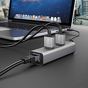 KabelDirekt Network Cable – Transmits Maximum Fiber-Optic Internet Speed – Network, Ethernet & LAN Cable – 100ft – Available in 1-100ft – for Gigabit Networks, Router/Modem, RJ45 (Black/Silver)