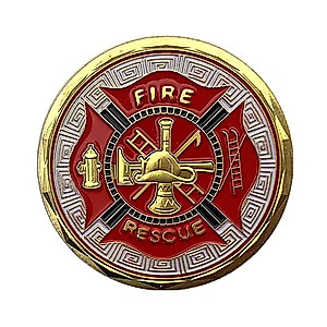 Saint Florian Patron of Firefighter Challenge Coin Gift for Fireman