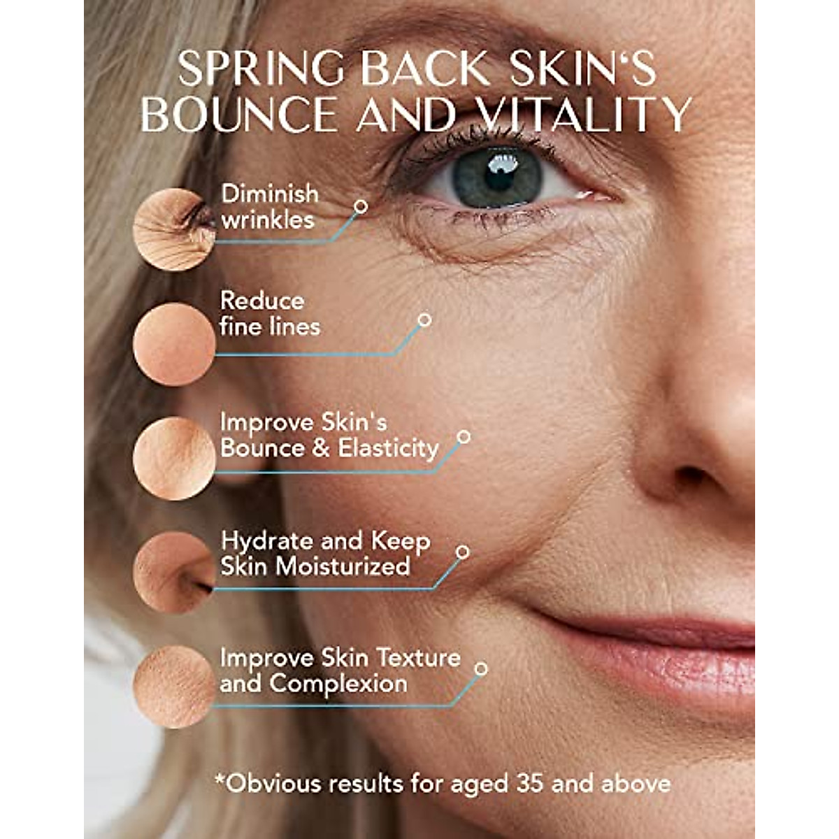 EnaSkin Retinol Wrinkle Cream for Face with Hyaluronic Acid, Deluxe Anti Aging Moisturizer Reduce Wrinkles, Fine Lines, Day and Night Retinol and Collagen Moisturizer Face Cream, Stocking Stuffer, 1.7 Fl. Oz