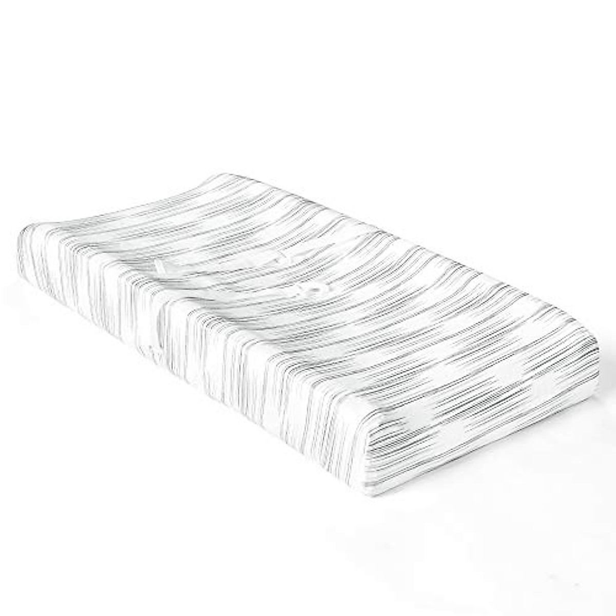 Lush Decor Baby Jungle Adventure Micro Mink 2 Pack Changing Pad Cover, Gray