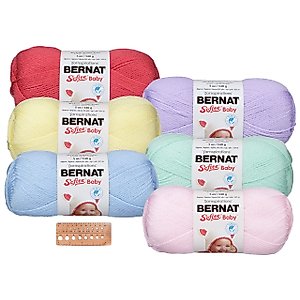 Bernat Softee Baby Yarn - 6 Color Assortment (Mix 1)