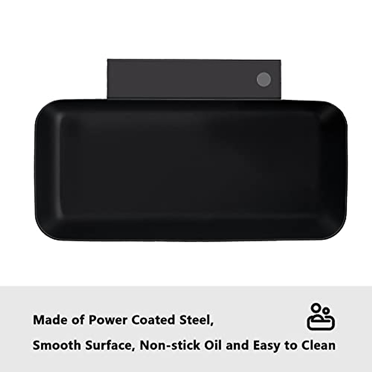 lsshao Grease Drip Pan Grease Catcher/Cup Compatible with Blackstone 28" 30" 36" Griddle Replacement Part for Outdoor Griddles (Short Hook)