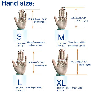 LWANO Archery Gloves Leather Practice Hunting Three Finger Protector for Youth Adult Beginner (pink, Small)