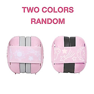 LYSIAN Pink Baby Ear Muffs Noise Cancelling with Elastic Headband, Earmuffs for Infant Hearing Protection Sleeping, Nap, Travel, Games, Festival