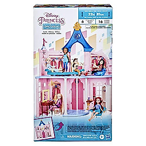 Disney Princess Fashion Doll Castle, Dollhouse 3.5 feet Tall with 16 Accessories and 6 Pieces of Furniture (Amazon Exclusive)