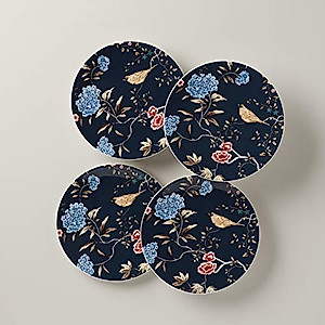 Lenox Sprig & Vine 4-Piece Accent Plate Set, 4.65 LB, Blue