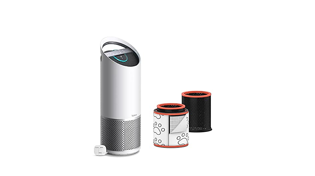 TruSens Large Air Purifier with Pet Filter & SensorPod | Clean Air for Pets