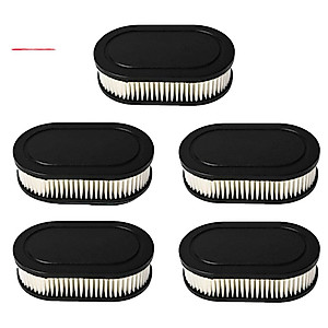 For 102851 5 PACK Air Filter For Briggs & Stratton Lawn Mower Parts