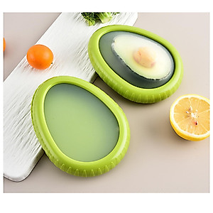 COHHFWPD Silicone Fruit Storage Box 4pcs, Reusable Silicone Fruit Storage Containers for Fridge, Keep Fresh Vegetable, Fruit and Meat