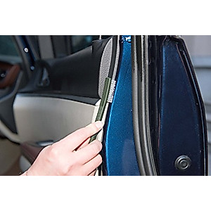 CARCAREZ 7'' Long Toothbrush Style Car Auto Detailing & Seam Brush for Car Interior Cleaning, Pack of 10