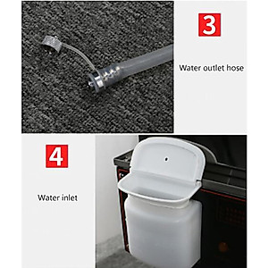 MBCEYLSTUB 5-Layer Electric Food Warmer, Steamed Bun Warmer, Commercial Bun Steamer, Food Steamer Warmer, Temperature Range 30-110℃