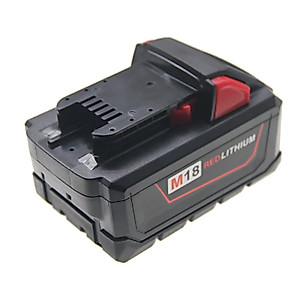8000mAh 21700 Rechargeable Battery Pack MIL18D3 Replacement for Mil Waukee 18V Battery M18B 48-11-1850 48-11-1830
