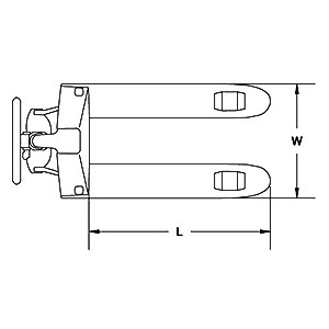 CARBO GLIDE 6000 Heavy-Duty Pallet Jack 5500 lbs/Hand Pallet Truck (27"x48")