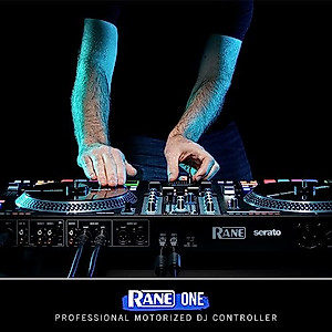 RANE ONE - Complete DJ Set and DJ Controller for Serato DJ with Integrated DJ Mixer, Motorized Platters and Serato DJ Pro Included