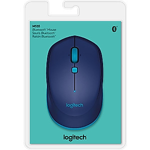 Logitech M535 Bluetooth Mouse, Blue, Discontinued